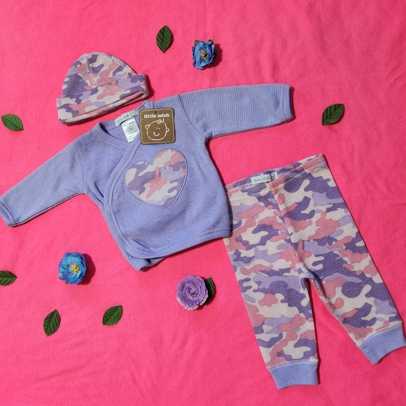Little Mish | Shirts & Tops | Little Mish Lilac Camp Take Me Home Set ...